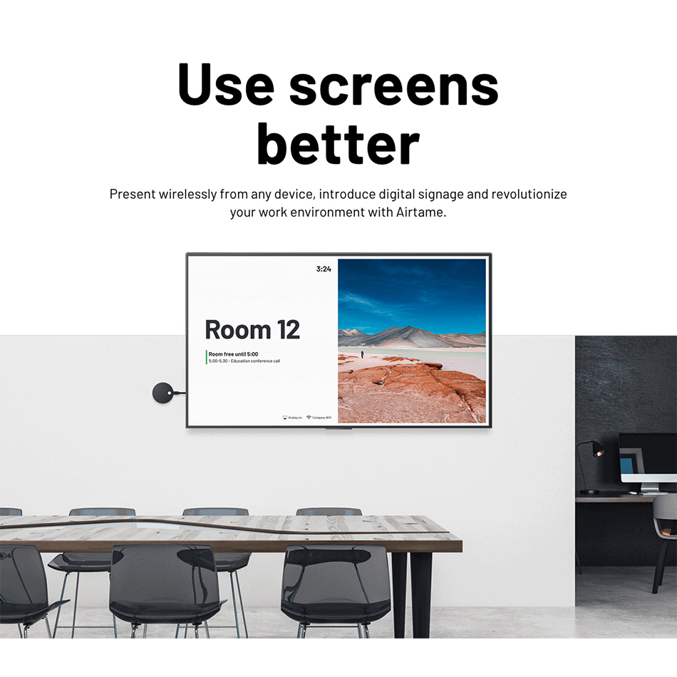 Airtame 2 - Wireless Screen Share / HDMI Adapter Dongle